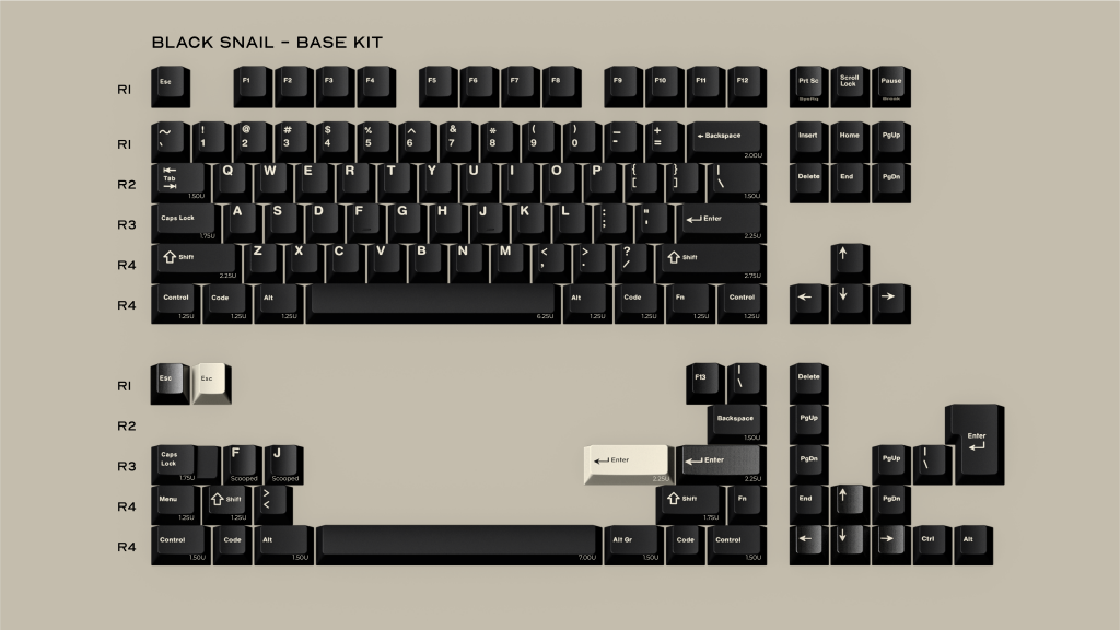 [Instock] GMK Black Snail – mechaland